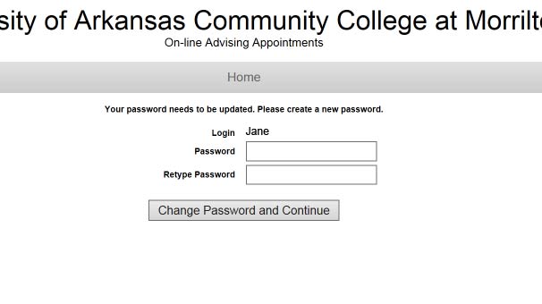 UACCM | Advising Appointment Instructions