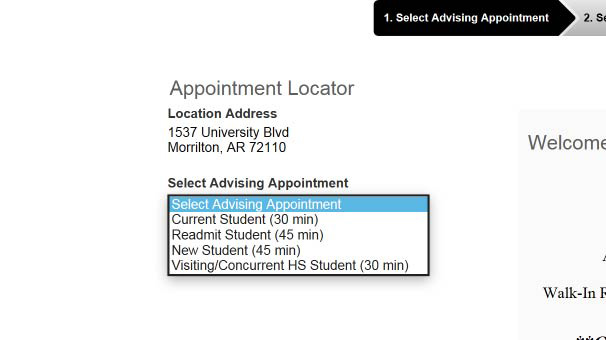 UACCM | Advising Appointment Instructions